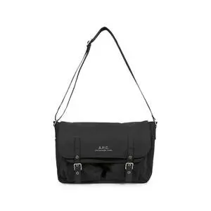 A.p.c. Polyamide And Polyurethane Messenger Bag - Black