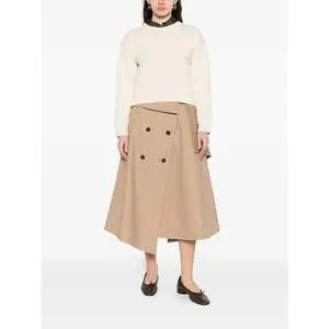 A.p.c. Neutral Tonal Logo Crew Neck Jumper
