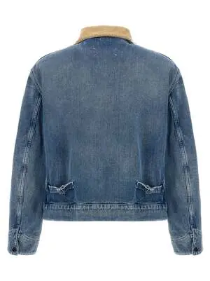 MAISON MARGIELA Denim Jacket With Corduroy Collar