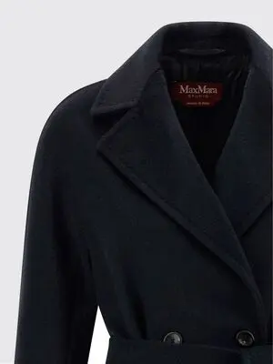 Max Mara Double Breasted Virgin Wool Coat