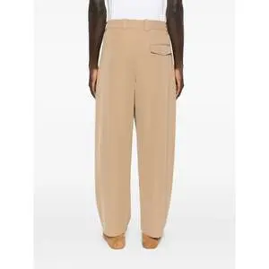A.p.c. Pleated Wool-blend Trousers - Cream