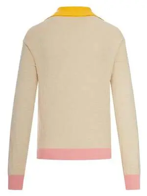 Fendi Long-sleeved V-neck Sweater