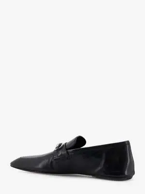 Gucci Leather Loafers With Horsebit Detail - Black