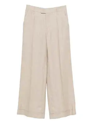 BRUNELLO CUCINELLI BRUNELLO CUCINELLI Linen Wide-Leg Pants