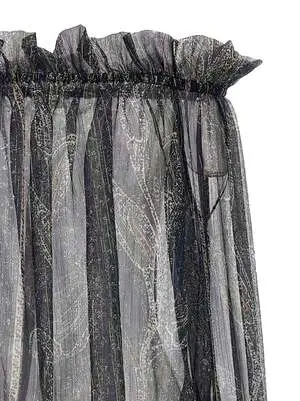 Saint Laurent Paisley Motif Lurex Off-the-shoulder Blouse