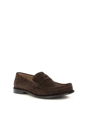 Loewe Campo Suede Calfskin Loafers - Brown