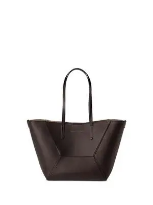 Brunello Cucinelli Calf Leather Tote Bag - Multicolor