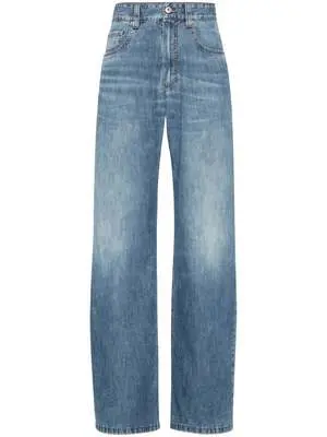 Brunello Cucinelli Medium Wash Denim Pants - Multicolor