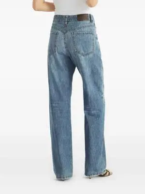 Brunello Cucinelli Medium Wash Denim Pants - Multicolor