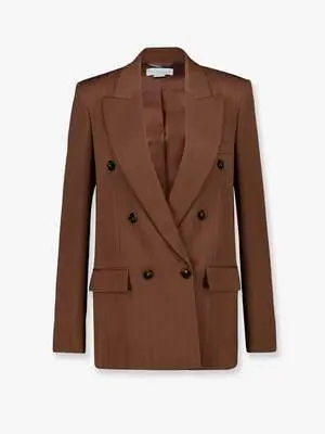 Stella McCartney Native Regenerative Wool Double-breasted Blazer