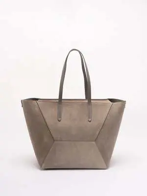 Brunello Cucinelli Calf Leather Tote Bag - Multicolor