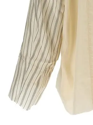 MAISON MARGIELA Anonymity Of The Lining' Bi-material Jacket - Cream