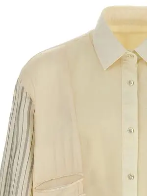 MAISON MARGIELA Anonymity Of The Lining' Bi-material Jacket - Cream