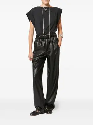 Isabel Marant Étoile Faux Leather Trousers