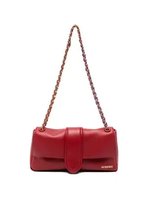 Jacquemus Jacquemus Le Bambino Chain Bag In Nappa Leather Red