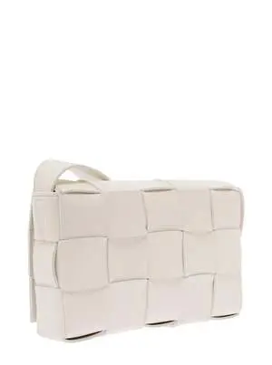 Bottega Veneta Small Cassette Crossbody Bag In Intreccio Nappa Leather - Multicolor