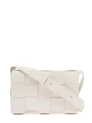 Bottega Veneta Small Cassette Crossbody Bag In Intreccio Nappa Leather - Multicolor