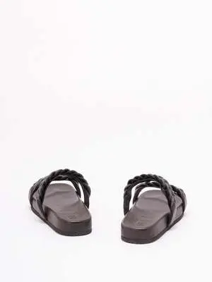Brunello Cucinelli Braided Strap Slides