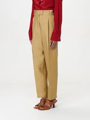 Max Mara Tailored Textured Trousers - Gold