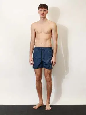Gucci Nylon Swim Trunks With Incrocio Print