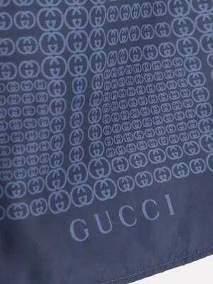 Gucci Nylon Swim Trunks With Incrocio Print