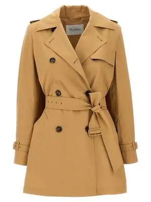 Max Mara Landa Double-breasted Trench Coat - Brown