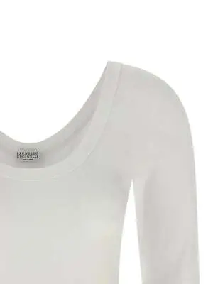 Brunello Cucinelli T-shirt With Monili Embellishment
