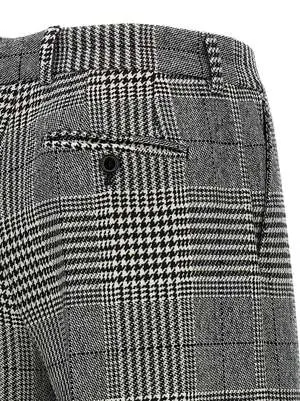 Dolce & Gabbana Sartoriale Houndstooth Wool Blend Trousers - Multicolor