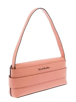 Acne Studios Leather Shoulder Bag With Knot Detail - Multicolor