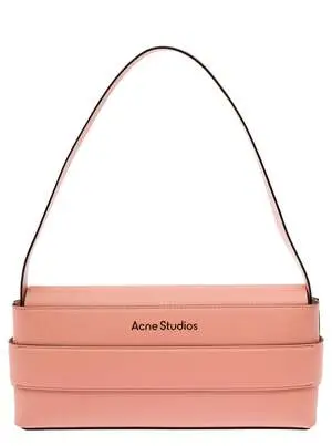 Acne Studios Leather Shoulder Bag With Knot Detail - Multicolor