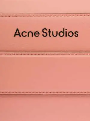 Acne Studios Leather Shoulder Bag With Knot Detail - Multicolor