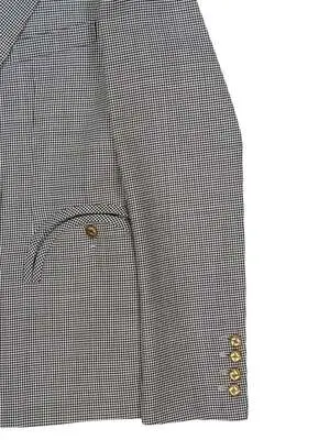 BLAZÉ MILANO Double-breasted Checked Blazer - Multicolor