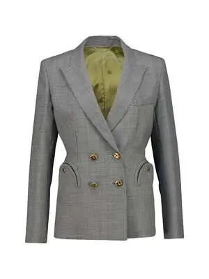 BLAZÉ MILANO Double-breasted Checked Blazer - Multicolor