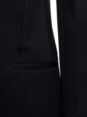 Givenchy Single-breasted Jacket With Notched Lapel In Wool And Mohair - Multicolor
