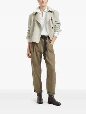 Brunello Cucinelli Baggy Cotton Pants