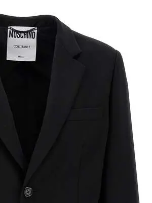 Moschino Single-breasted Martingale Blazer