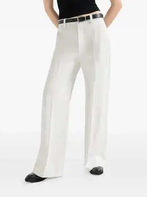 Brunello Cucinelli Loose Flared Cotton Pants