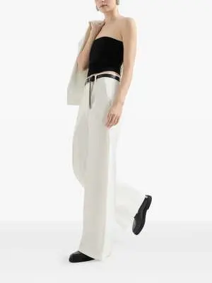 Brunello Cucinelli Loose Flared Cotton Pants