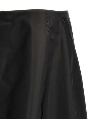 Marni Nylon Skirt With Embroidered Logo