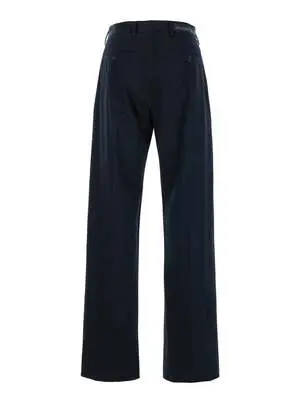 Alexander McQueen Tailored Straight Leg Cotton Pants