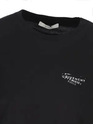 Givenchy Black Logo Cotton T-shirt - Multicolor