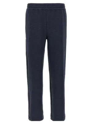 Fendi Fendi Men Ff Monogram Joggers Blue