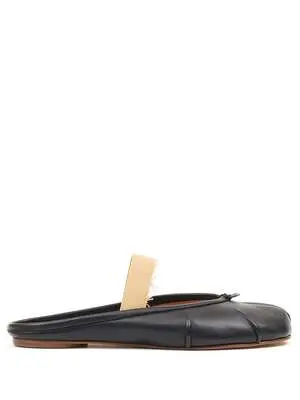 MAISON MARGIELA Tabi Split Toe Leather Pumps - Black