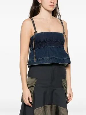 Sacai Denim Tank Top