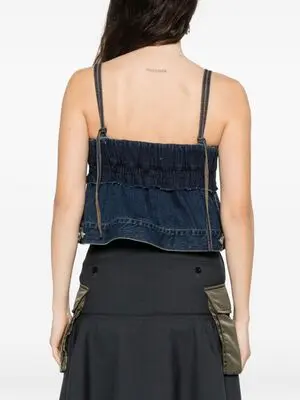 Sacai Denim Tank Top
