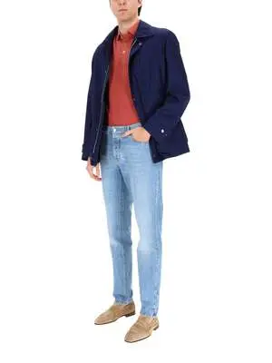 Brunello Cucinelli Wool Canvas Jacket - Blue