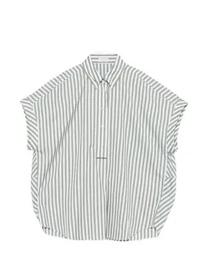 Brunello Cucinelli Striped Cotton And Silk Shirt - Multicolor
