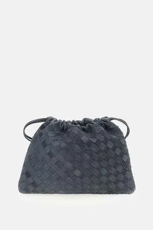 Bottega Veneta Medium Suede Intrecciato Pouch