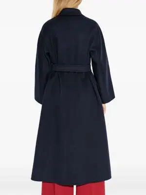 Max Mara Belted Cashmere Coat - Multicolor