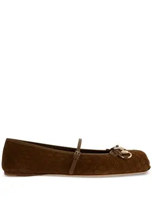 Gucci Horsebit Ballet Flats - Multicolor